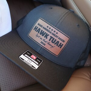 VIRAL Hawk Tuah Trucker Hat - Funny Hat Cap Mesh Back Snapback Flat ...