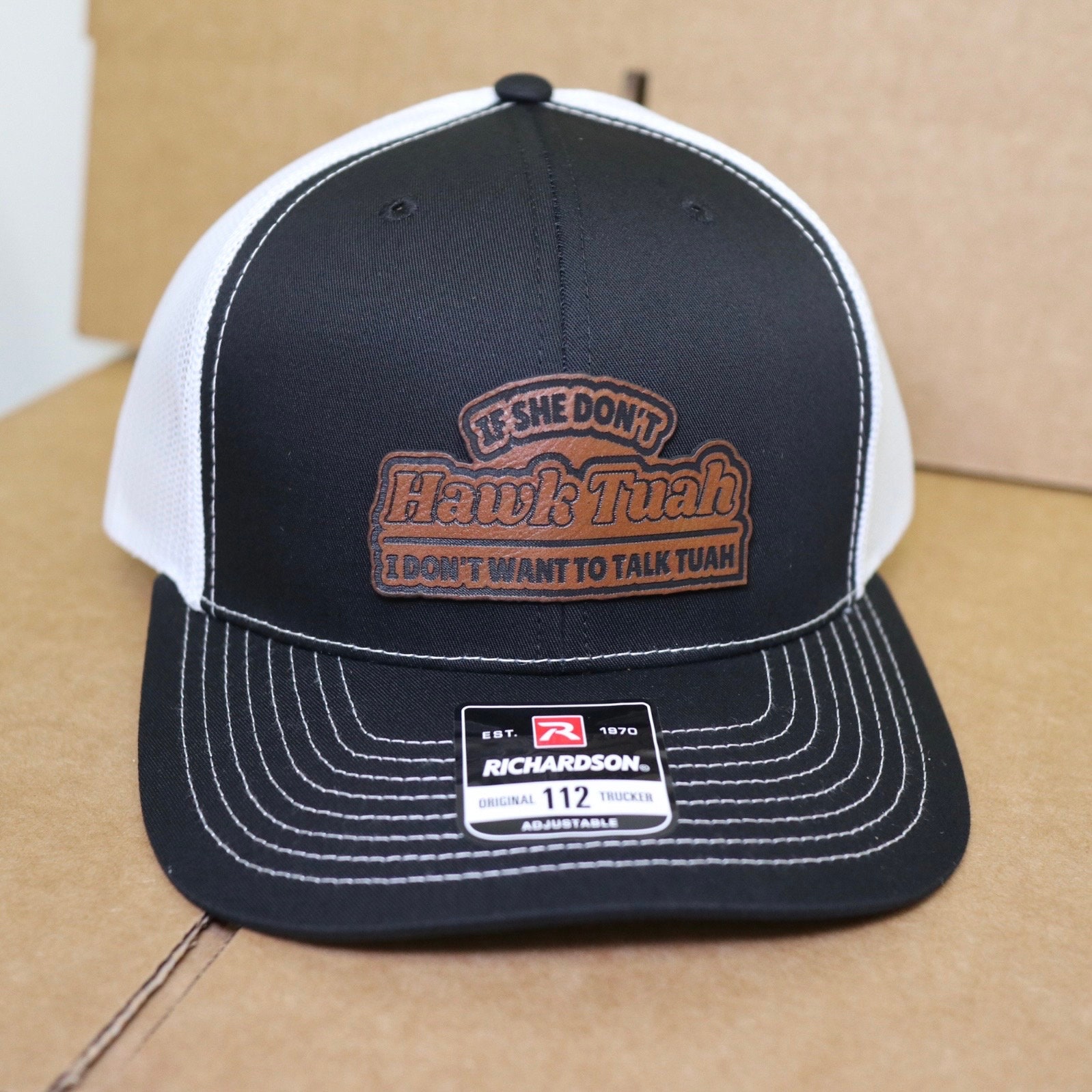 VIRAL Hawk Tuah Trucker Hat - Funny Hat Cap Mesh Back Snapback Flat ...