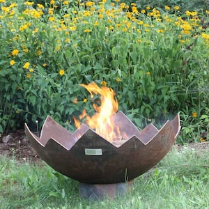The Great Flaming Lotus 37 Inch Sculptural Fire Pit - Etsy