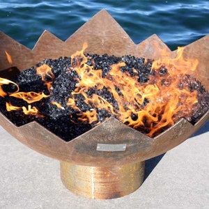 The Great Flaming Lotus 37 Inch Sculptural Fire Pit - Etsy