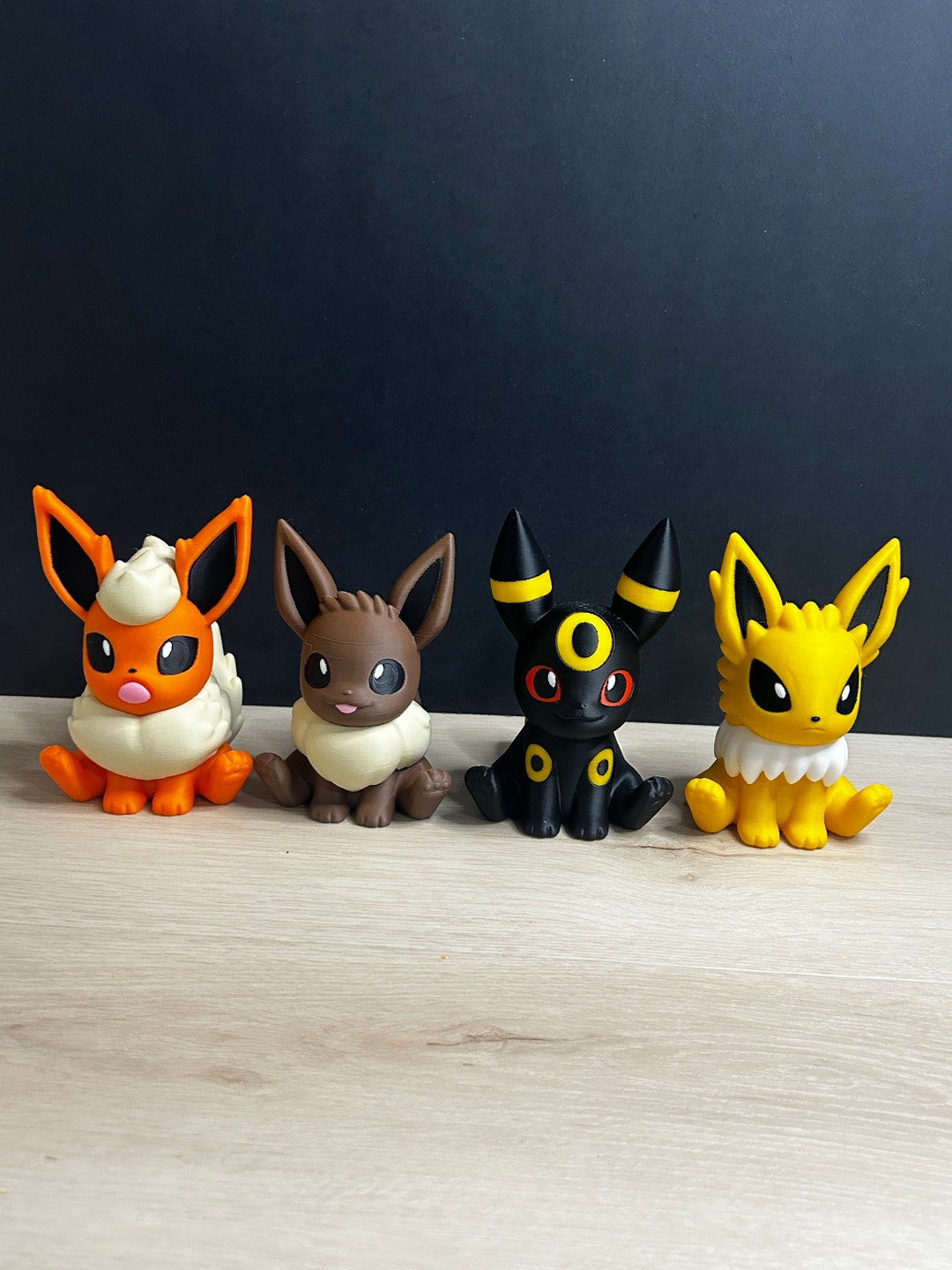3D Printed Eeveelutions Cute Custom Pokemon Figurine, Unique Gift for ...