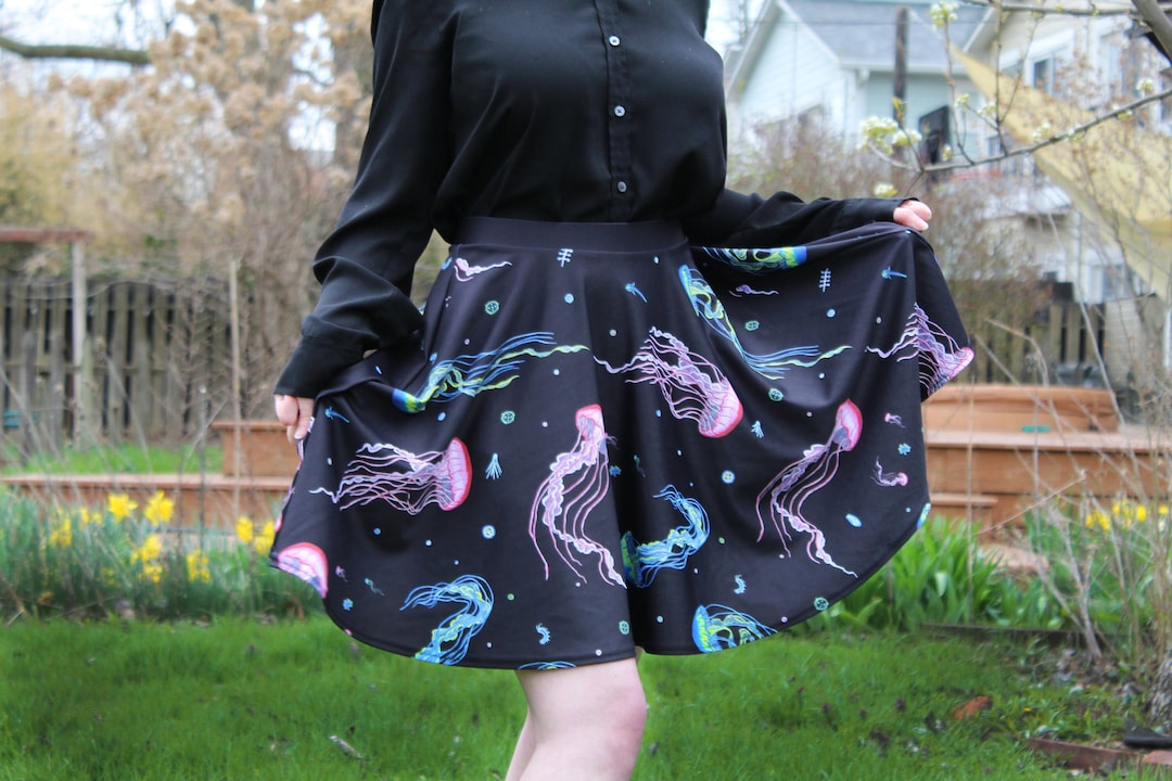 Original Jellyfish Pattern Skirt. Perfect for Anyone Who Loves Science ...