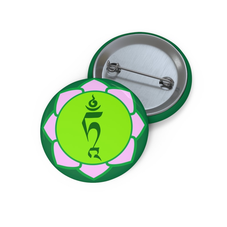 Green Tara Custom Pin Button, Goddess Tara Icon, Spiritual Pin ...
