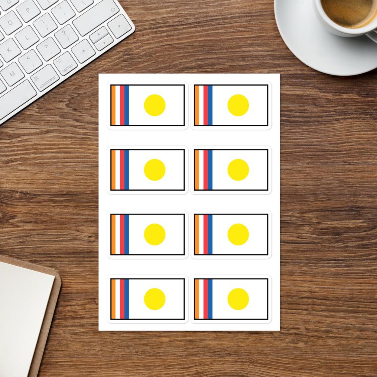 Shambhala Flag, Sticker Sheet, Peace, Tibetan, Buddhist, Enlightenment ...