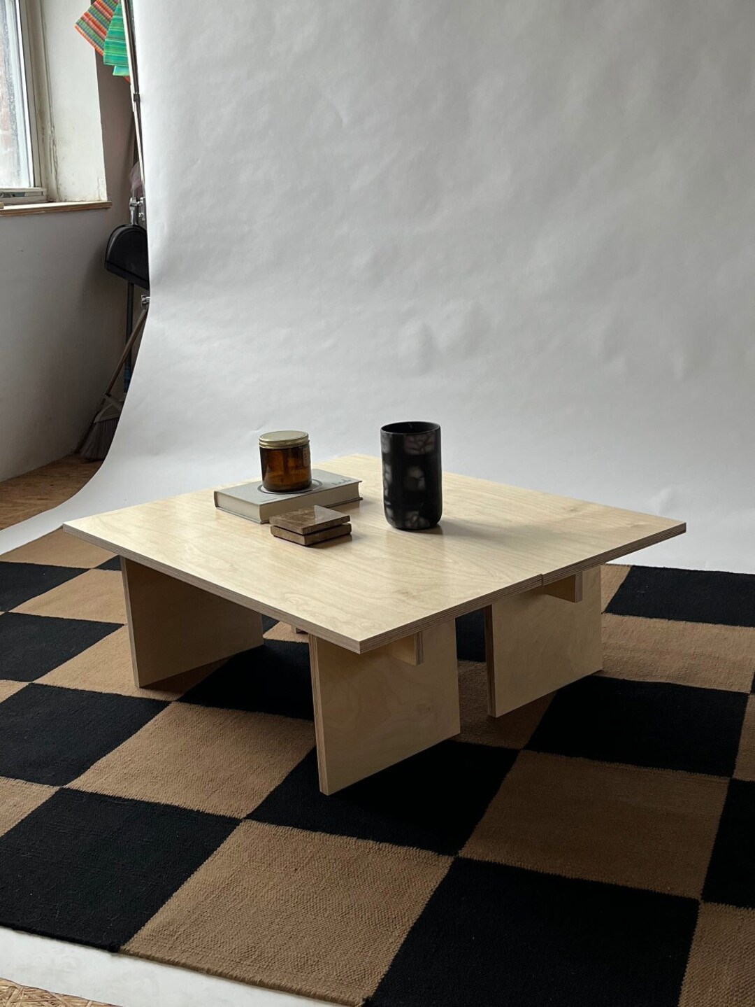 Bread & Butter Coffee Table Set Baltic Birch Modern Coffee Table Scandi ...