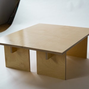 Bread & Butter Coffee Table Set Baltic Birch Modern Coffee Table Scandi ...