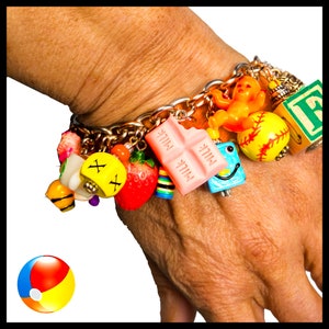 Small TOYS Charm Bracelet Whimsical & Playful - Etsy