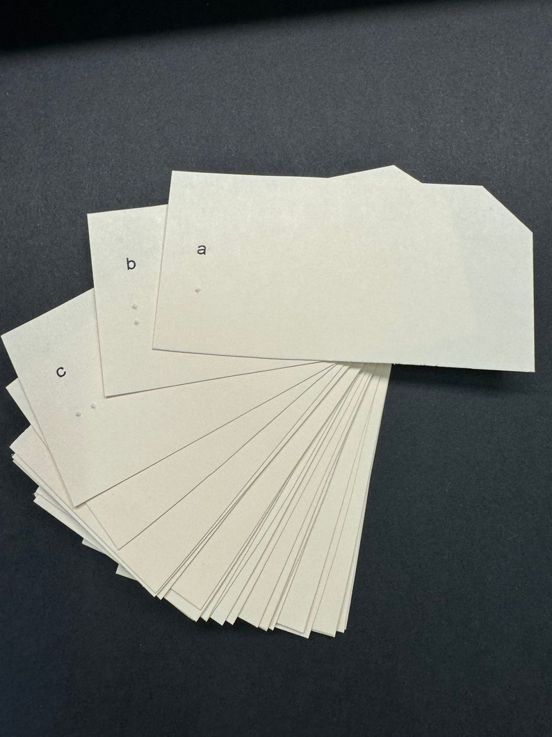 Braille Raised Tactile ABC Alphabet Flashcards for Learning Braille ...