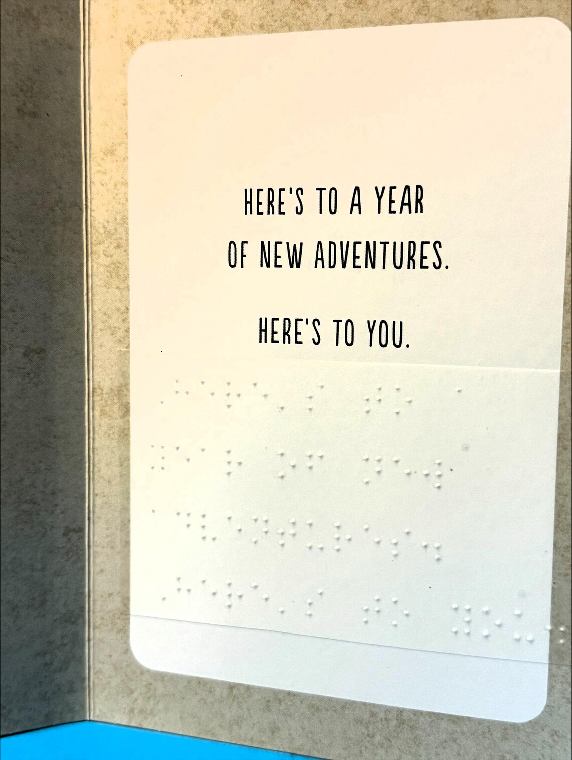 Braille Celebration Greeting Card With 3D Tactile Features- for Blind and Visually Impaired ...