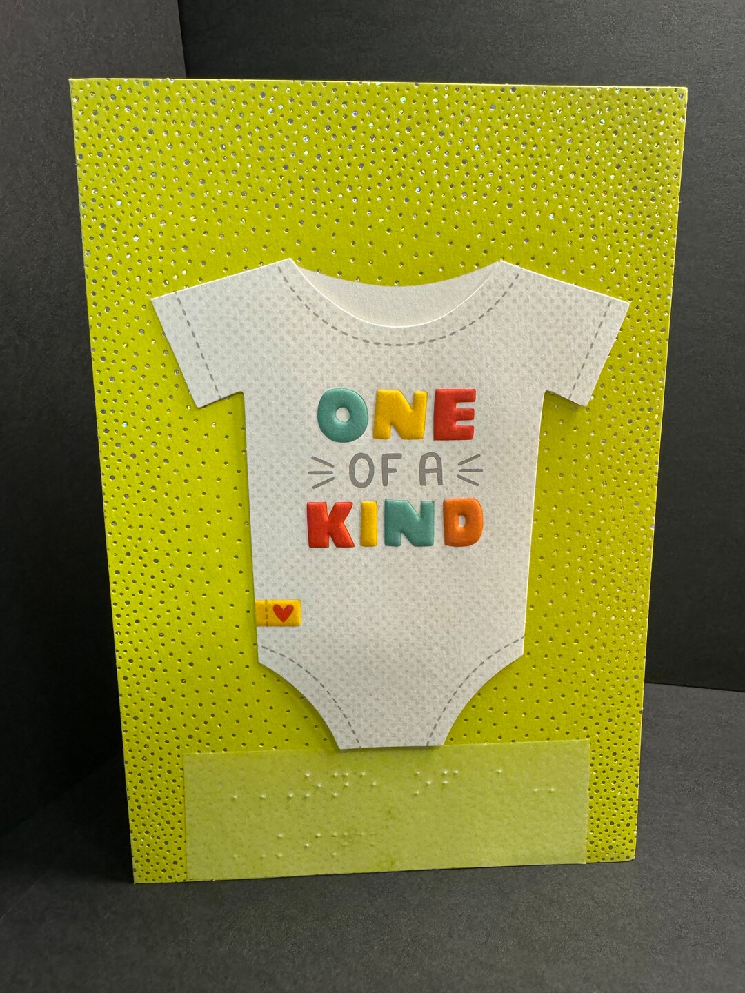 Braille and Tactile New Baby or Shower Greeting Card Gift Blind and ...