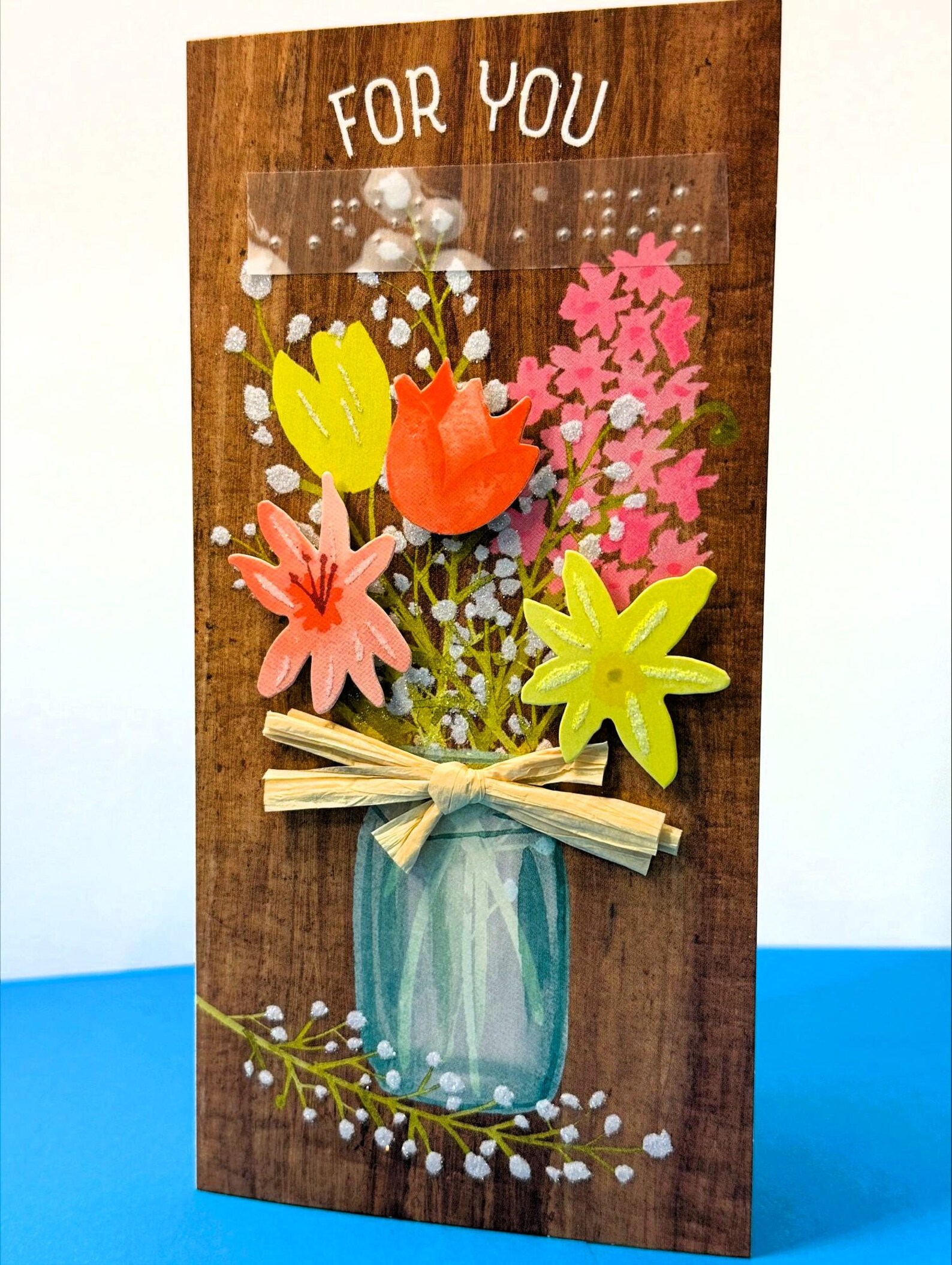 Braille Friendship Greeting Card Gift 3D/ Tactile - Thinking of You ...
