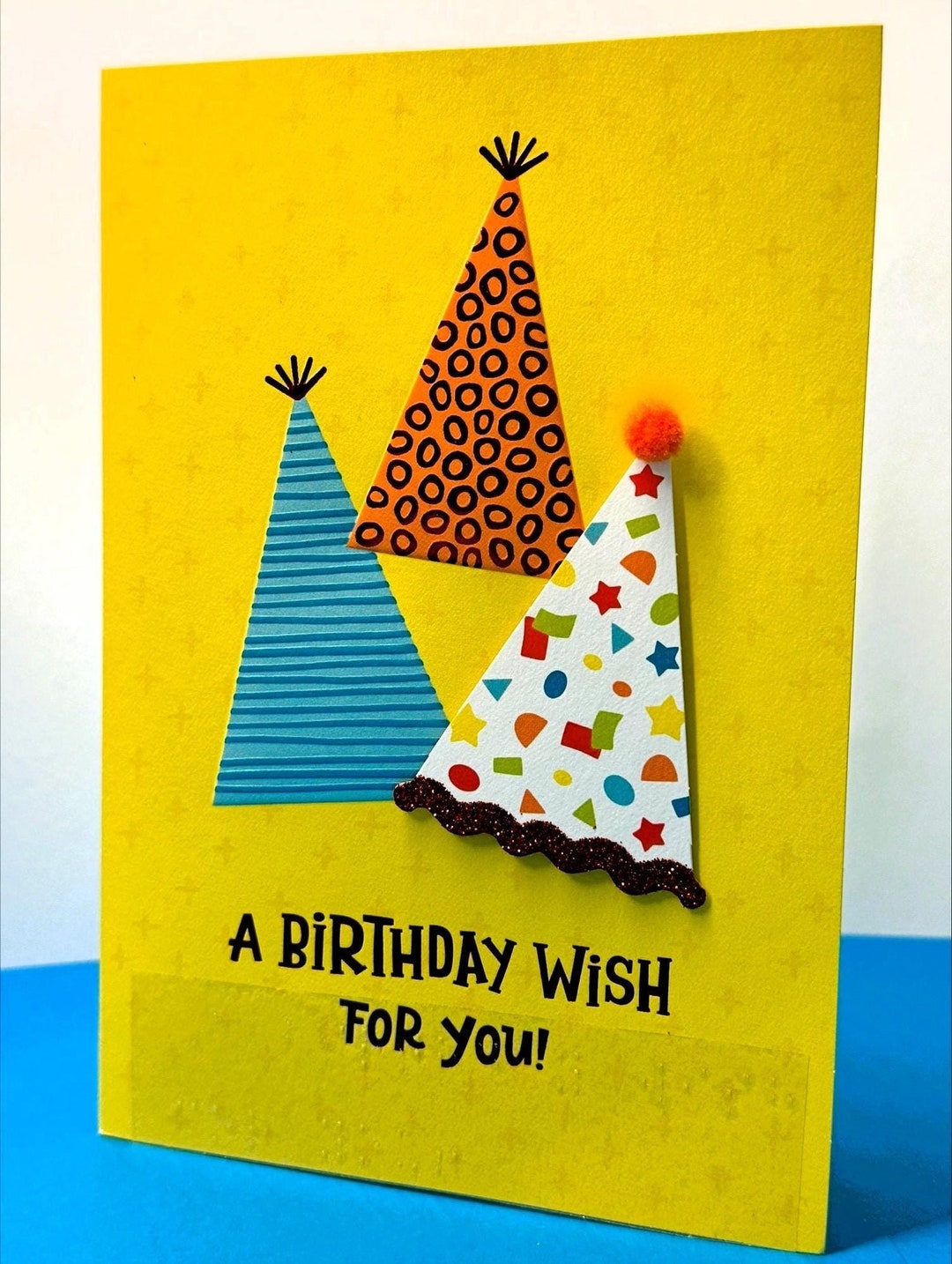 Braille Birthday Greeting Card With Tactile Features for Blind and ...
