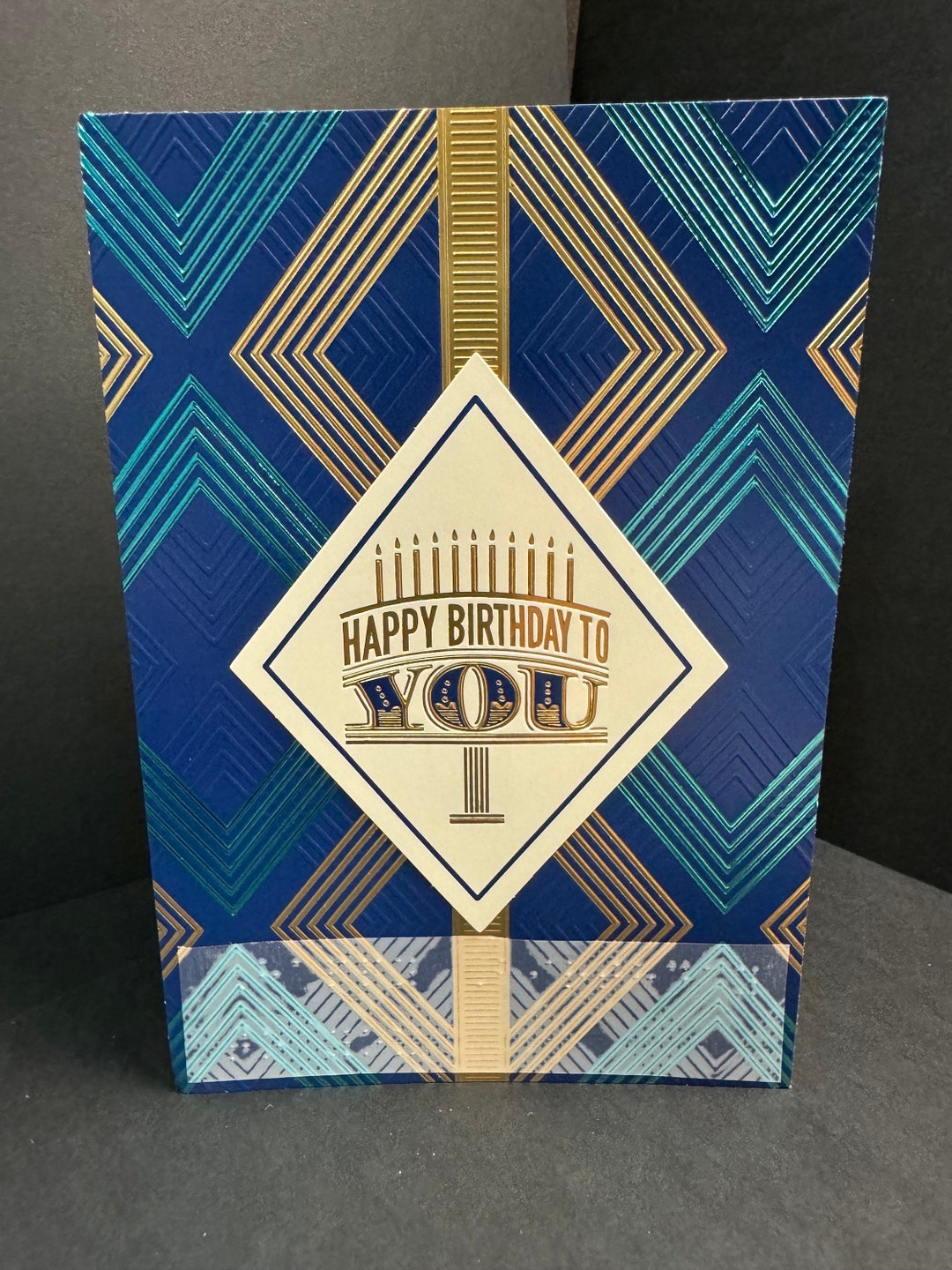 Braille and Tactile Happy Birthday Greeting Card Gift for Anyone- Blind ...