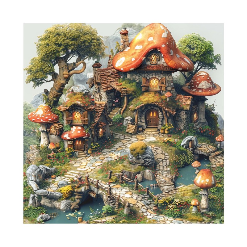 Fairy Village - Etsy