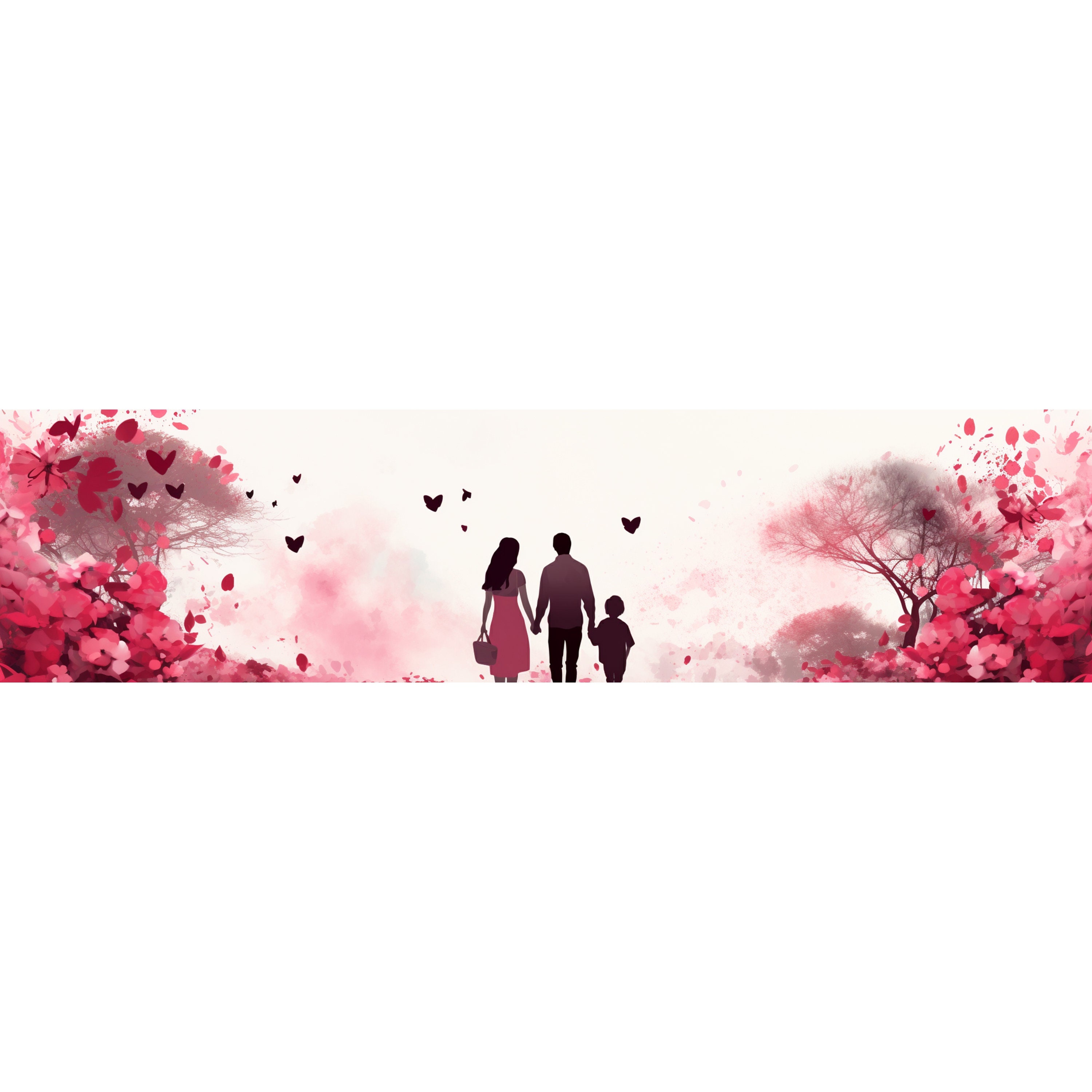 Happy Family Border Clipart, 10 JPG Images, High-resolution Family ...