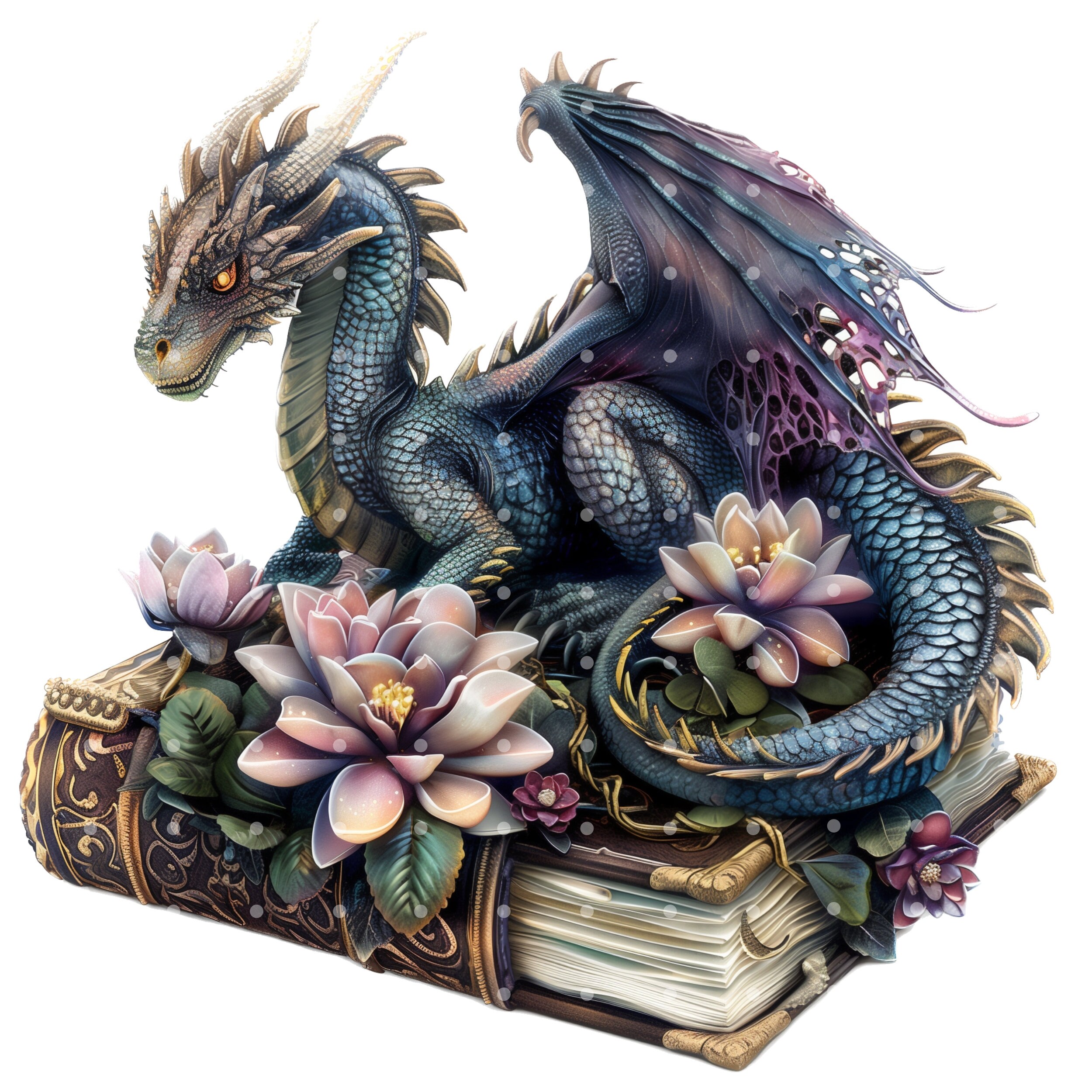 24 PNG Dragon and Book Clipart, Elemental Dragon Image, Dragon Picture ...