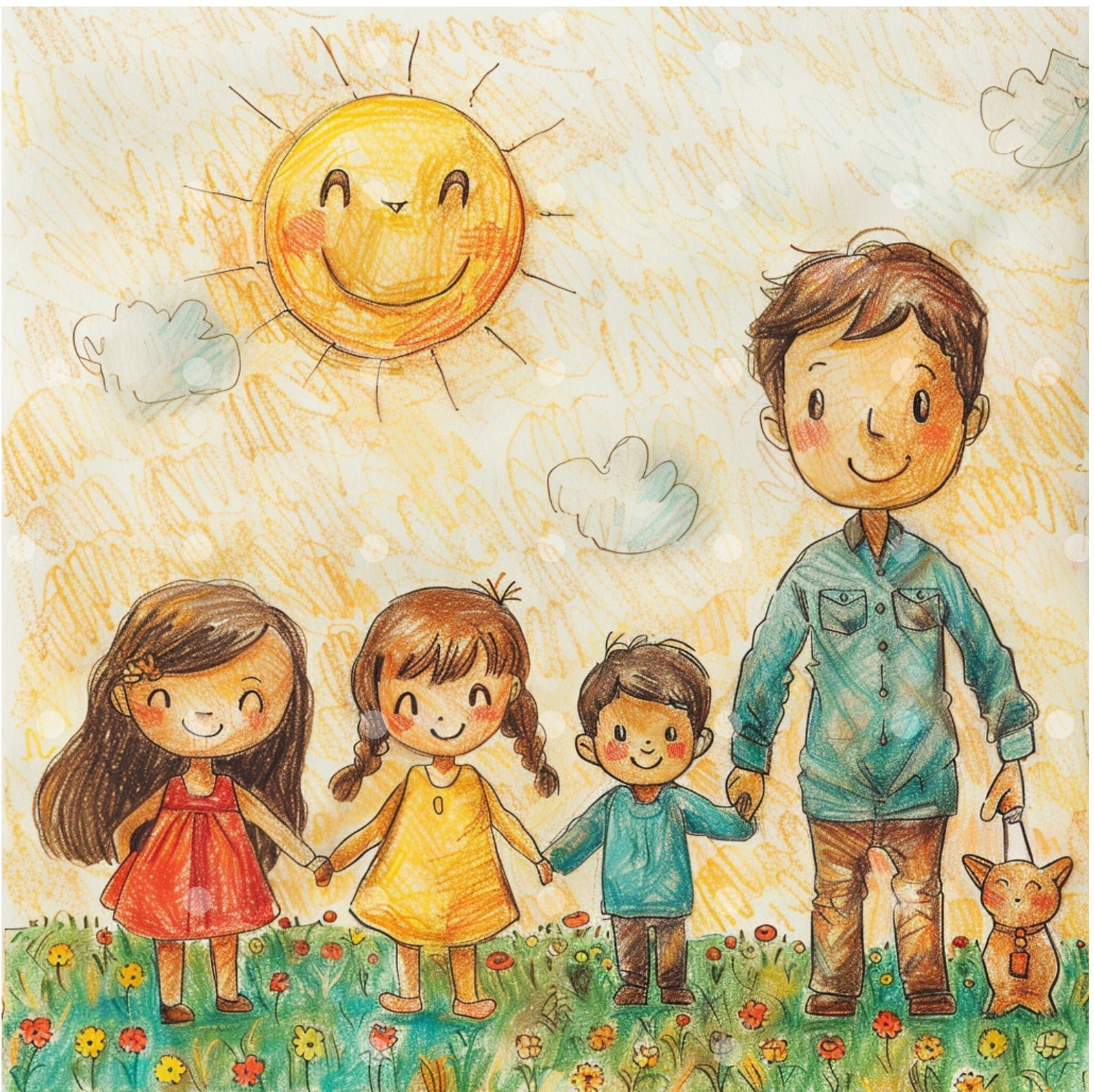 12 Family Pastel Clipart, JPG Clipart. Family Together. Printable ...