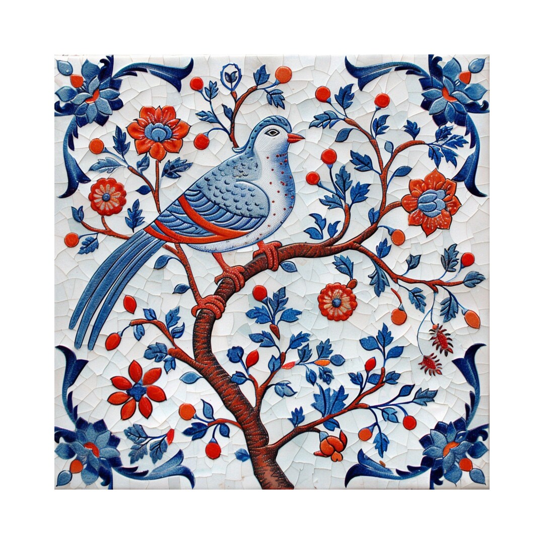 21 IZNIK TILE CLIPARTS, Jpg Iznik Style Tile Clipart, Tile Clipart ...