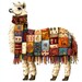 Watercolor Alpaca Llama Patchwork Clipart: Vintage Scrapbooking Art ...