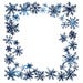 Christmas Snowflake Frames Clip Art: Holiday PNG Bundle (digital ...