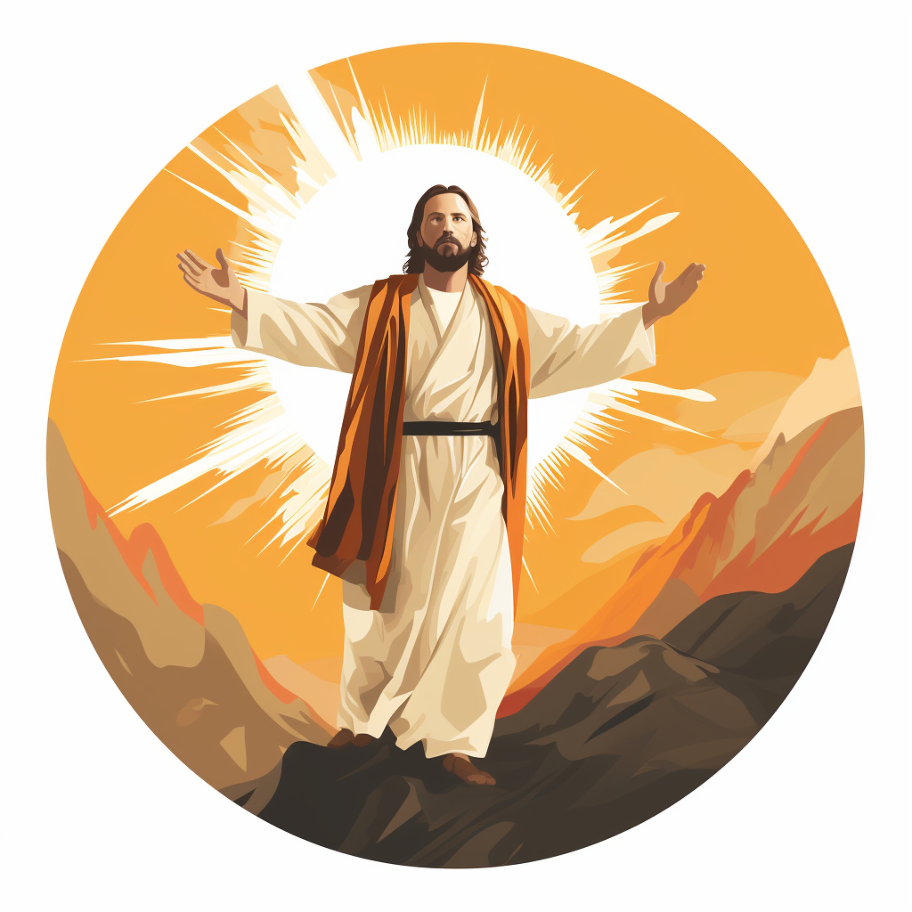 12 Jesus Blessing Clipart Bundle Religious Clip Art Christian Art High ...