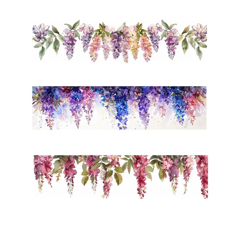 21 PNG Wisteria Clipart, Wisteria Print Transparent BG Printable ...
