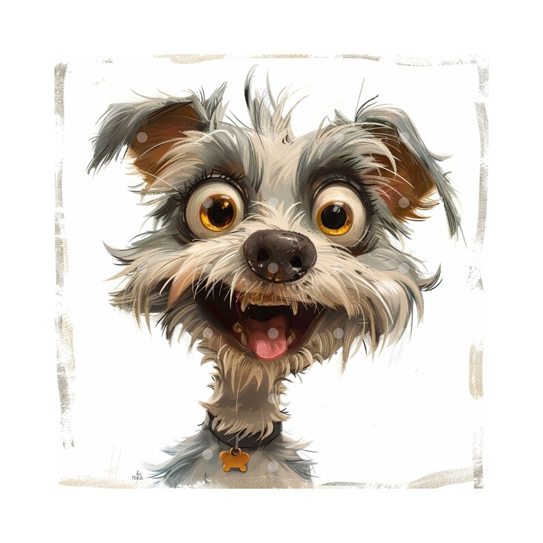 12 JPG Laughing Dogs, Crazy Dog, Handsome Dogs With Charachter, Cartoon Dogs Clipart, Dog ...