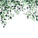 8 Watercolor Green Leaves Frame Clipart: Botanical Decor (PNG Digital ...