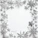Snowflake Frame Digital Images: Christmas Winter Clipart (jpg), Spring ...