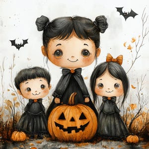 10 Cute Vampires Clipart, Cartoon Vampire Bundle Clip Art, Halloween ...