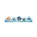 Shark Border Clipart: Cartoon PNG, Underwater Theme (digital Download ...