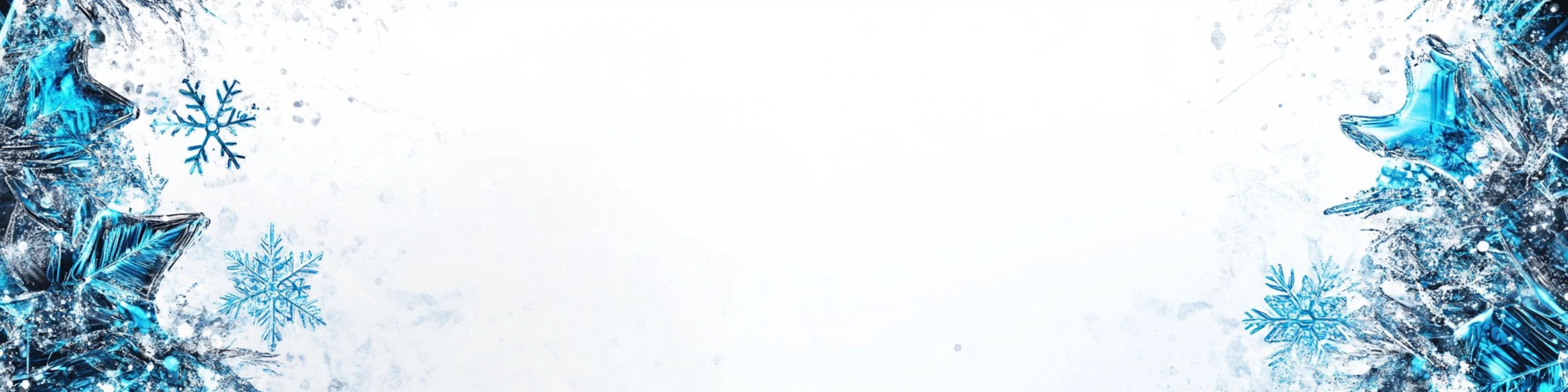 Snowflake Winter Border Clipart: Christmas Digital Image (JPG) - Etsy