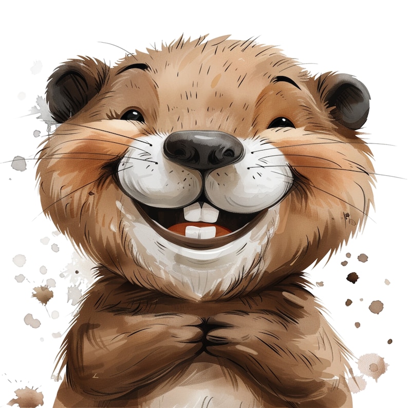 Beaver Clipart: High-resolution PNG Images (digital Download) - Etsy