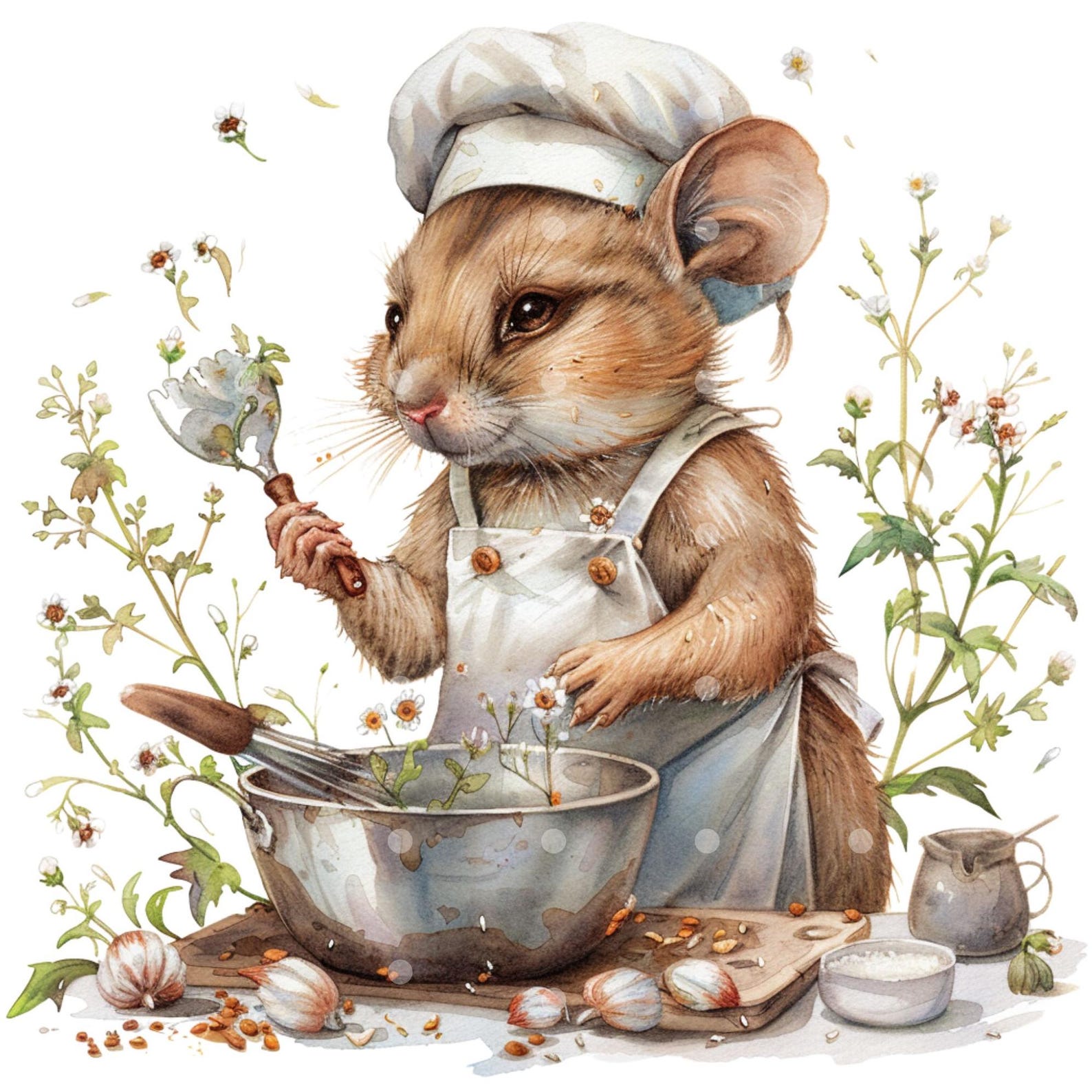 12 Gopher Clipart, PNG, Cooking at the Kitchen Gopher, Printable ...