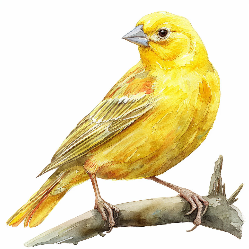 18 PNG Canary, Canary Clipart, BIRD Png, Watercolor Clipart,yellow Bird ...