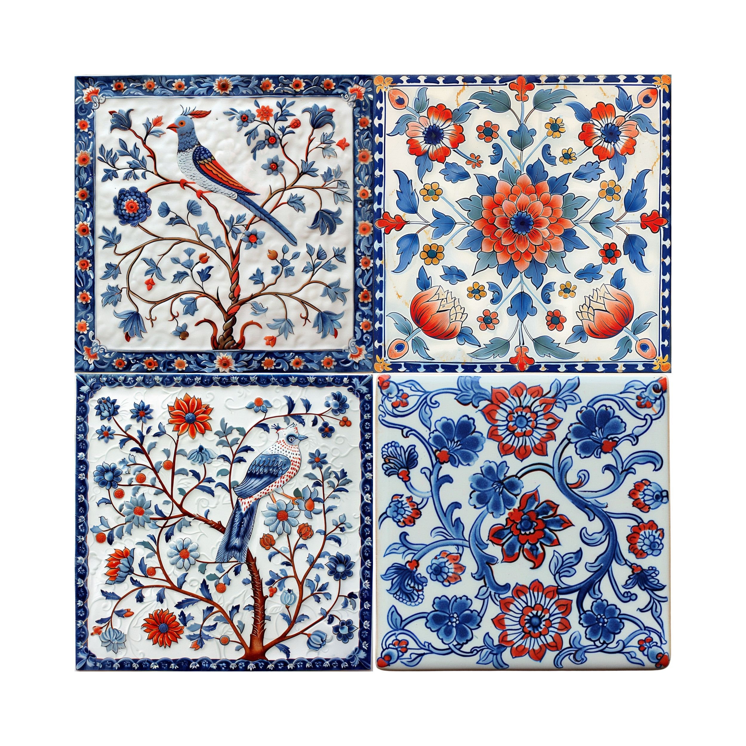 21 IZNIK TILE CLIPARTS, Jpg Iznik Style Tile Clipart, Tile Clipart ...