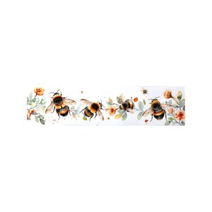 11 PNG Bee Border Clipart, Bees Flowers Watercolor Clip Art ...