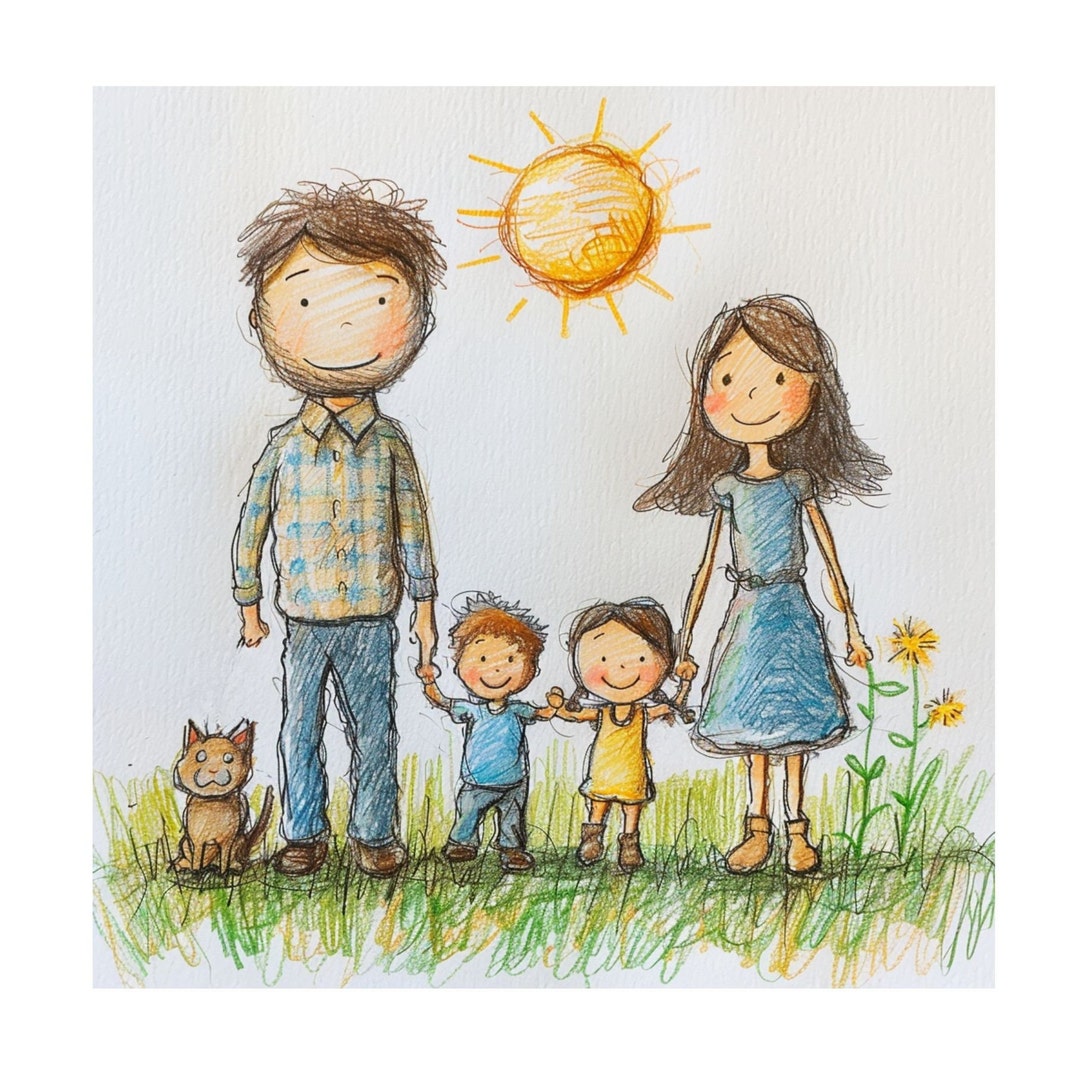 12 Loving Family Pastel Clipart, JPG Clipart. Family Together ...