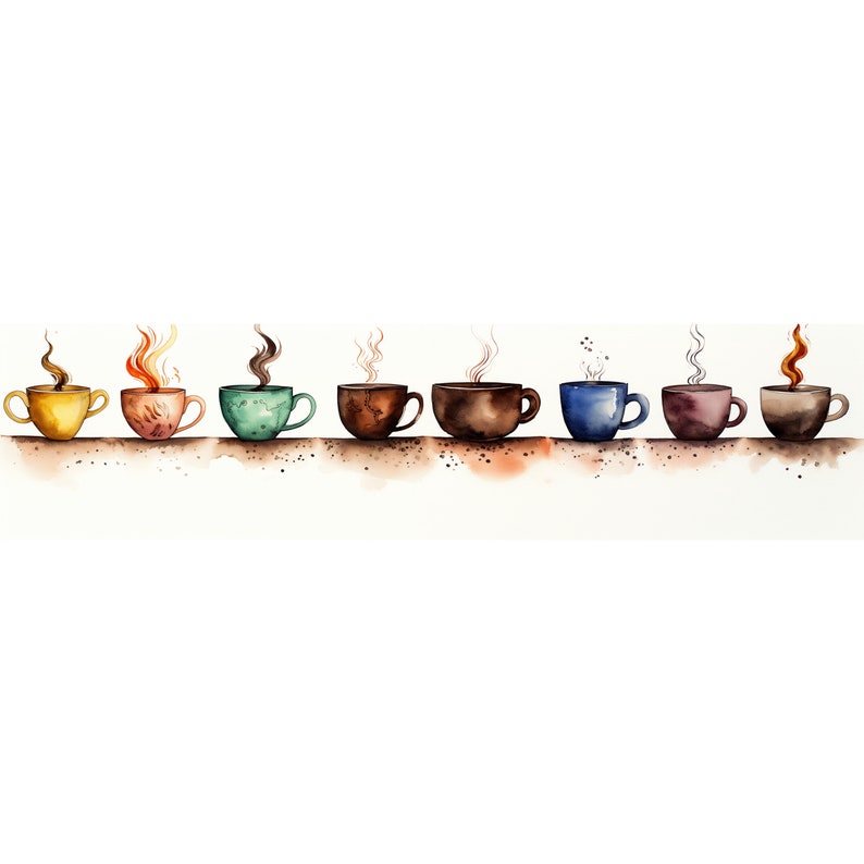 10 PNG Coffee Border Clipart, Coffee Clipart PNG, Coffee Transparent Bb ...