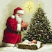 10 Santa and Baby Jesus Christmas Art: Religious Holiday Decor (digital ...