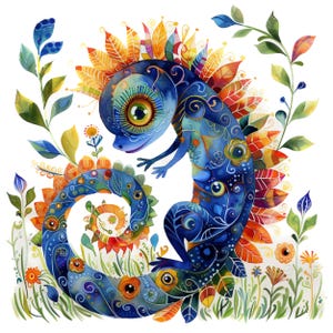 12 PNG Enchanted Animals Digital Image, Magic Animals, Beautiful ...