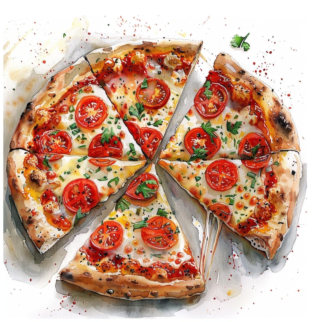 12 JPG Pizza Food Clipart, Comercial Use Pizza Art, Printable ...