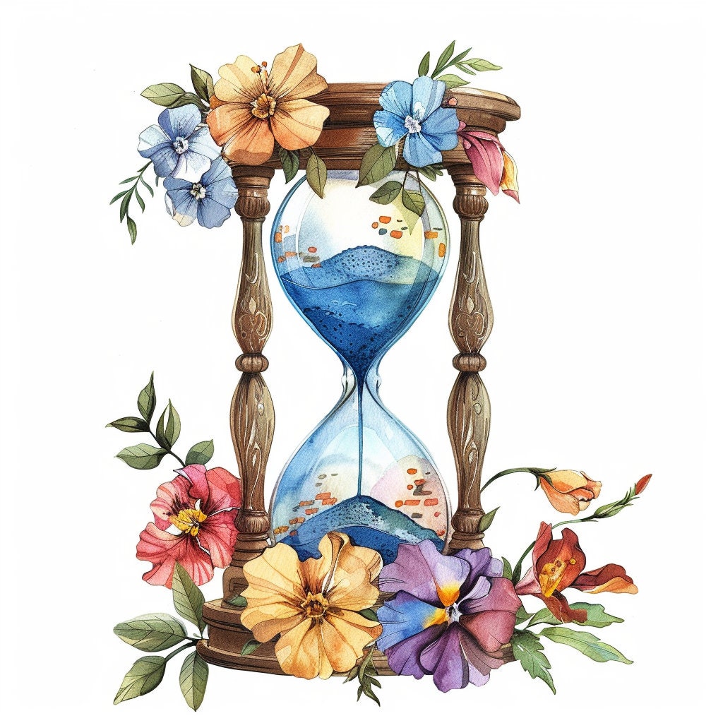 16 JPG Sandglass Clipart, Sand Timer Jpg, Sand Clock Clipart, , Digital ...