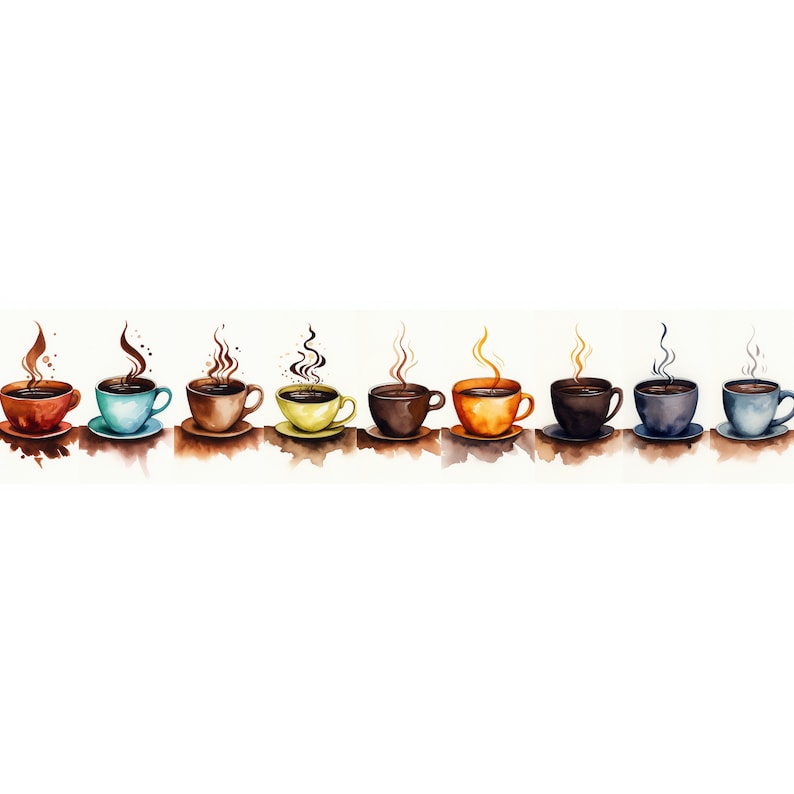 10 PNG Coffee Border Clipart, Coffee Clipart PNG, Coffee Transparent Bb ...