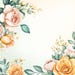 Floral Frame Clipart: Wedding Invitation Art (digital Download), Spring ...