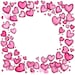 12 PNG Frame of Hearts, Transparent Background Valentines Day Clipart ...