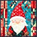 Christmas Gnomes Patchwork Clipart, Commercial Use Gnome Art, Print ...