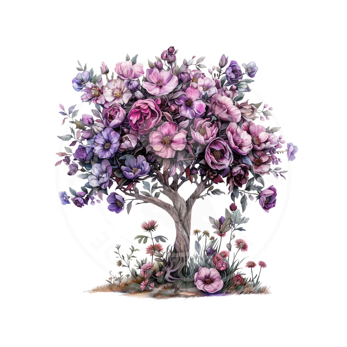 12 PNG Magic Blossom Trees Clipart. Transparent Background Png Magic ...