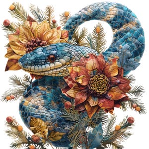 10 Green Snake PATCHWORK Clipart, Green Snake Digital Image, Green ...