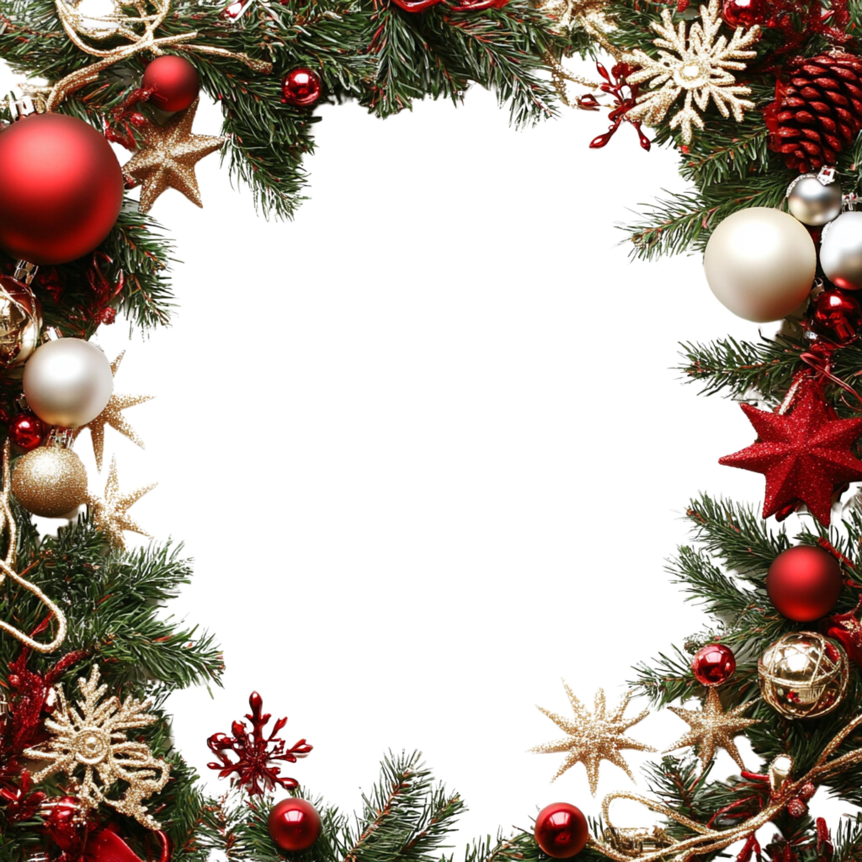 Watercolor Christmas Frames Clip Art: Holiday PNG Bundle (digital Download) - Etsy